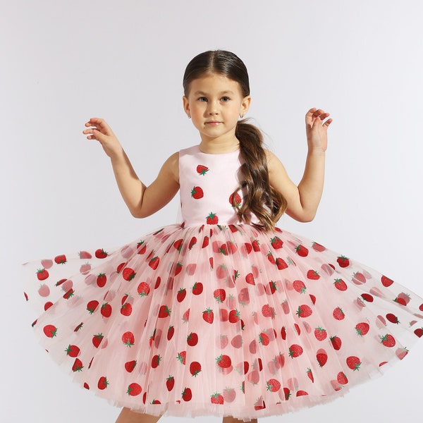 Strawberry Dress - Etsy