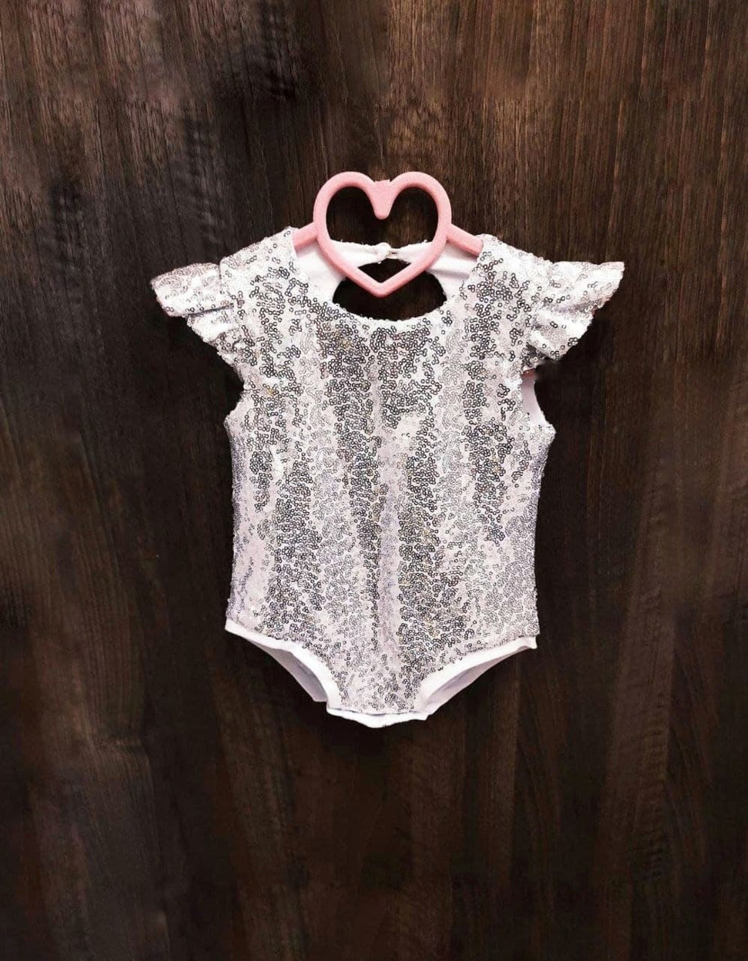 Silver Sequin Leotard Sequins Girl Bodysuit Sequins Romper Flowergirl ...