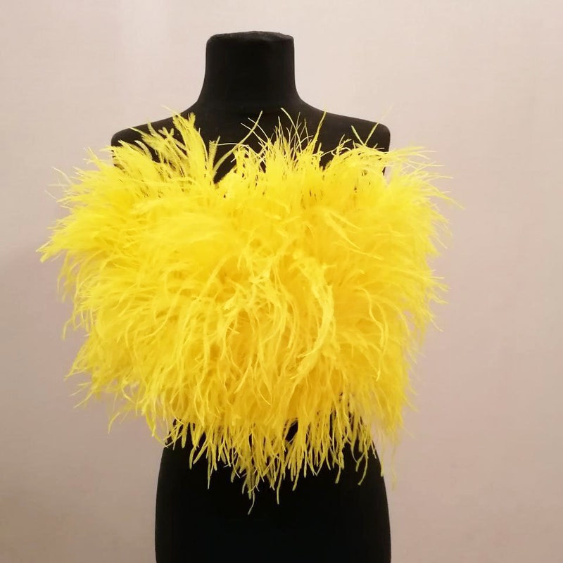 Yellow Feather - Etsy