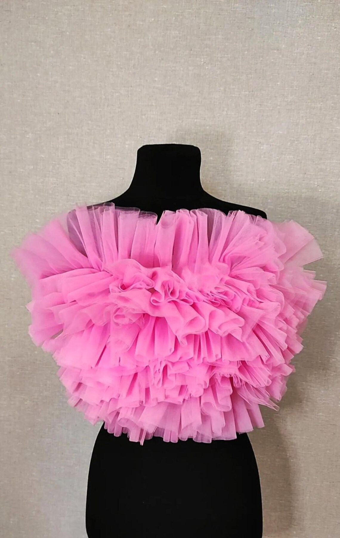 Violet Tulle Top Crop Top Bridesmaids Top Violet Ruffle Woman - Etsy