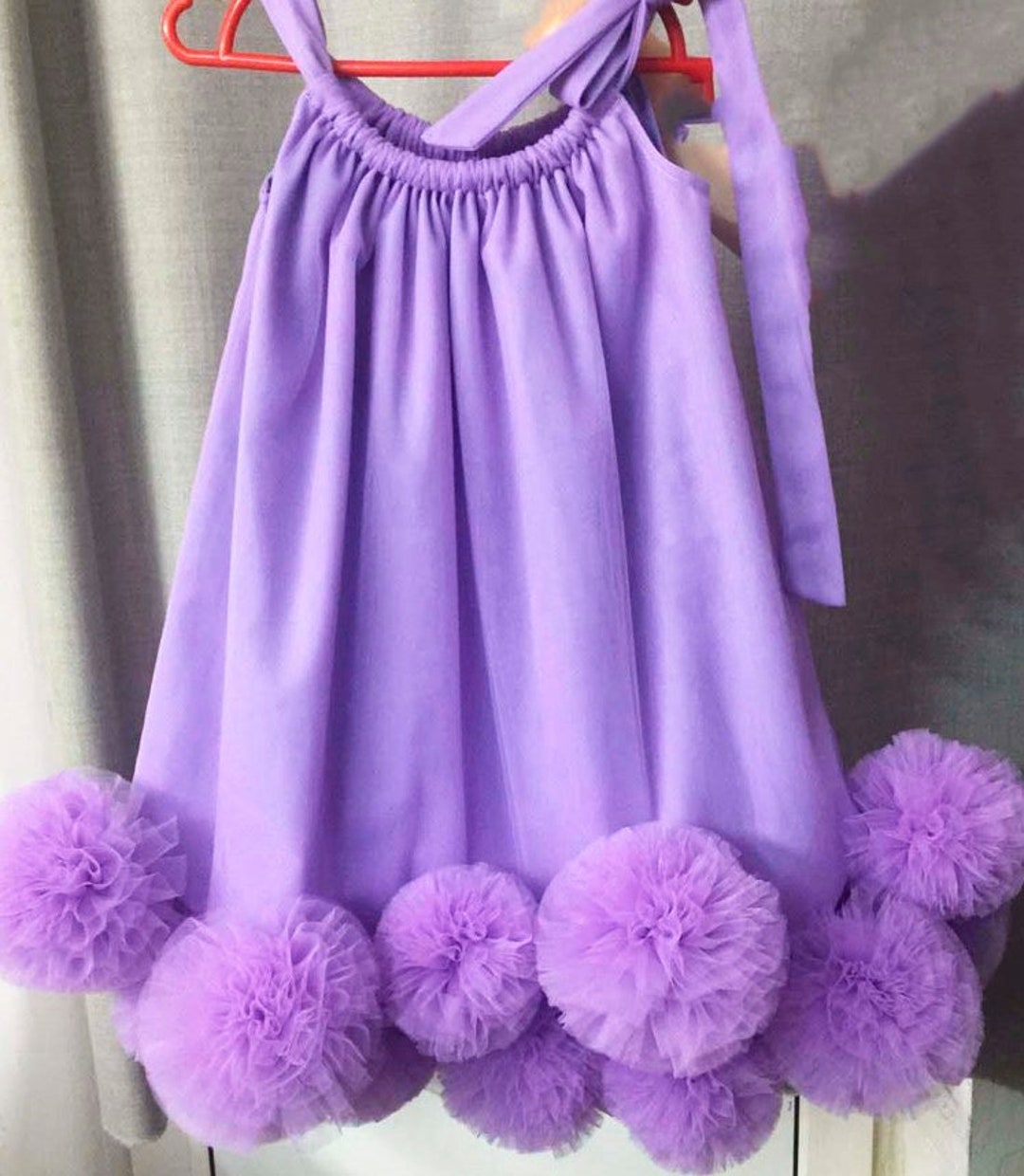 Violet Girl Tulle Dress Baby Dress First Birthday Outfit Violet Girl ...