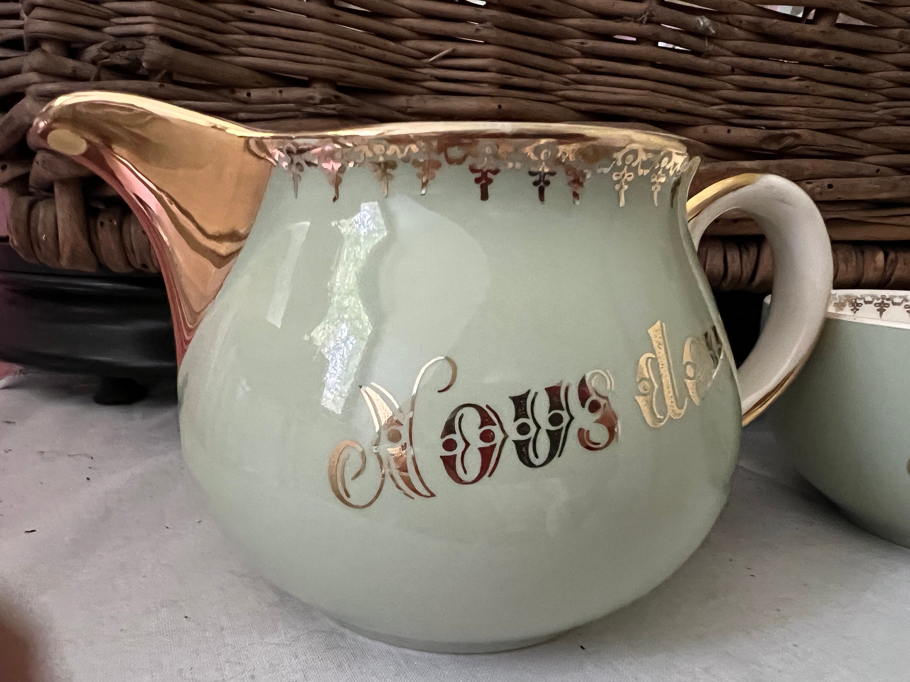 Super Cute Cocoa Pot Vous Deux With 2 Cups Moi and Toi Found in France ...