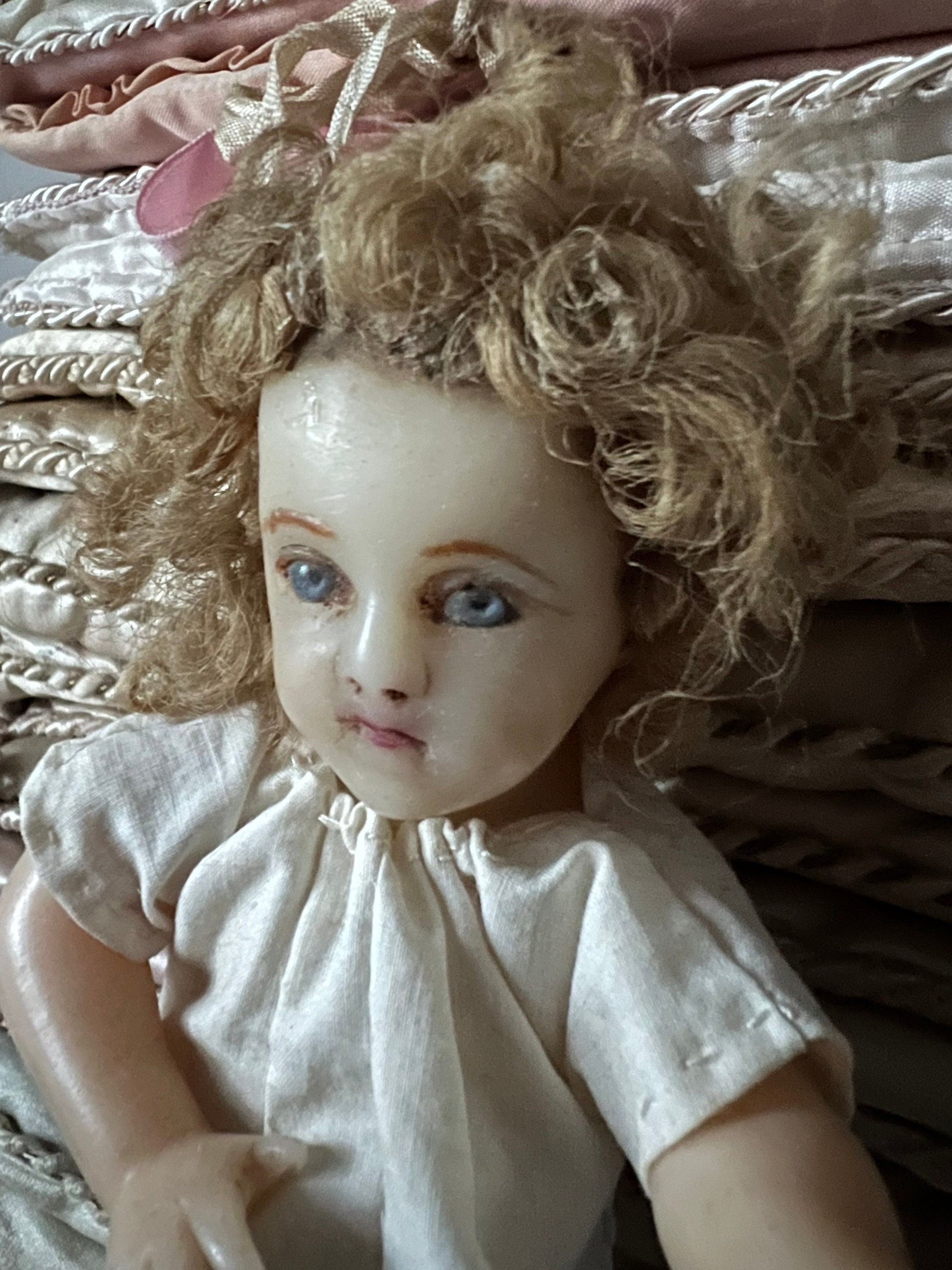 Absolutely Stunning Rare Jesus Wax Doll With Glass Eyes, Brocante - Etsy