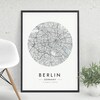 Custom University Map With Street Names, Campus Map Poster With Street ...