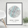 Custom University Map With Street Names, Campus Map Poster With Street ...
