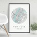 Custom University Map With Street Names, Campus Map Poster With Street ...