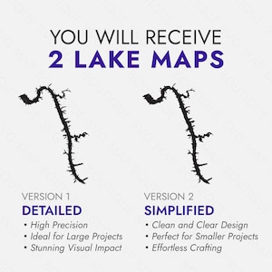 Lake Barkley Map: Kentucky Tennessee Vector Silhouette (digital ...