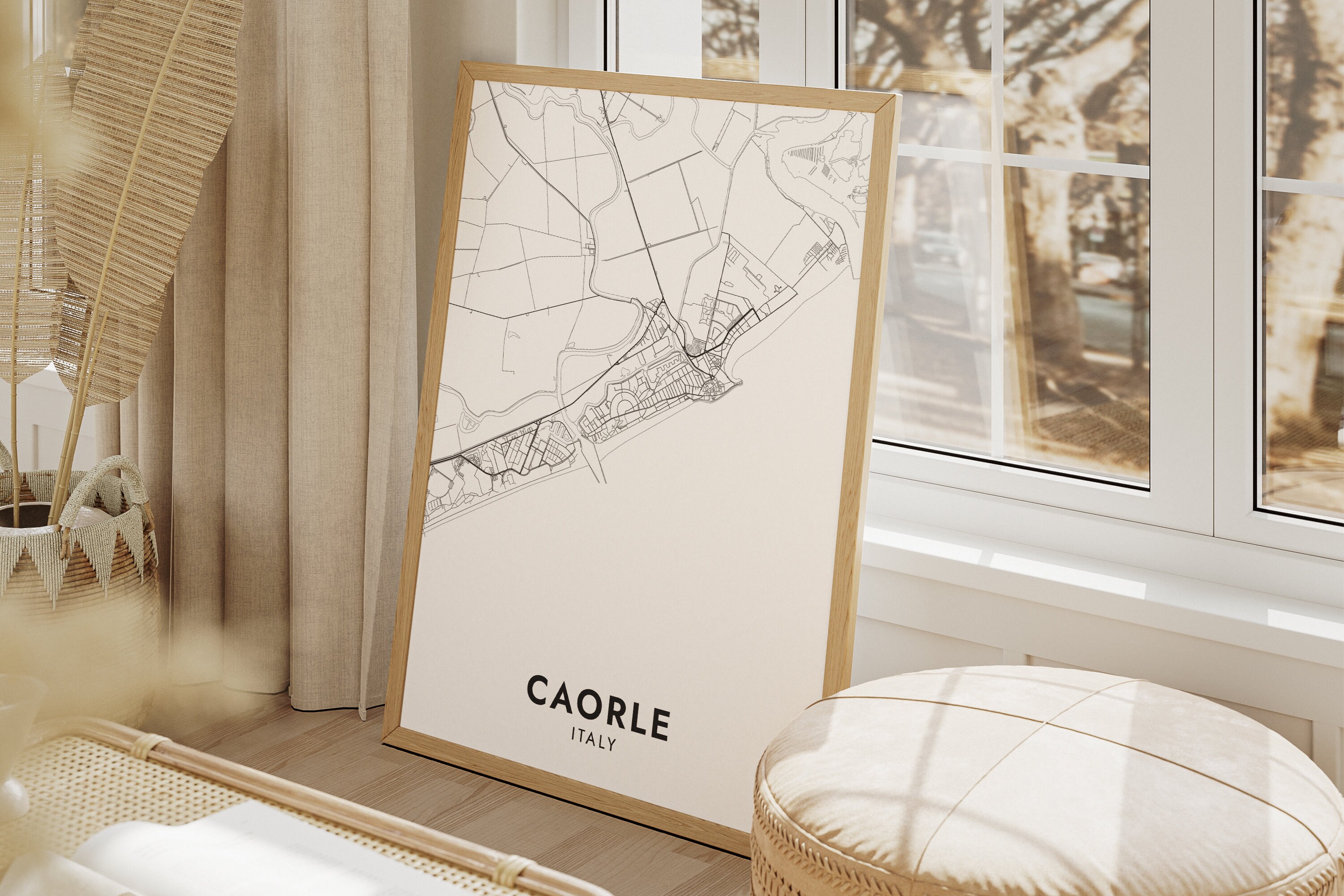 Caorle Italy Map Print: Minimalist City Art (digital Download) - Etsy