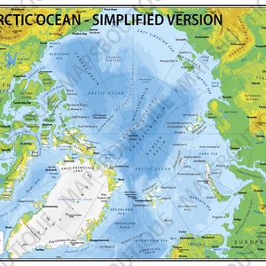 Physical World Map, Detailed Physical Map of the World, Geography ...