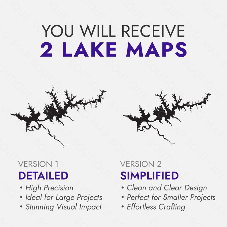 Lake Powell Arizona Utah SVG Map Shape Silhouette, Vector Lake Map ...