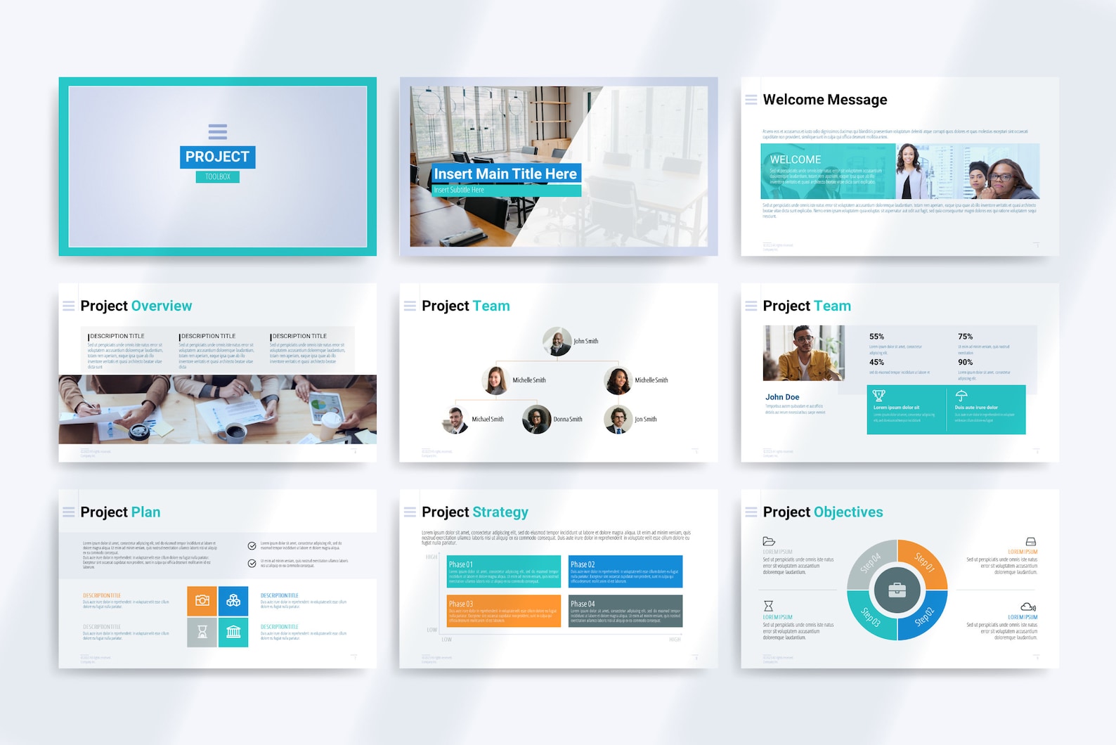 Project Google Slides Template, Project Proposal Template, Project ...