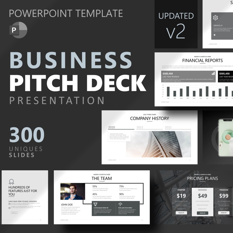 Real Estate Ppt Template - Etsy