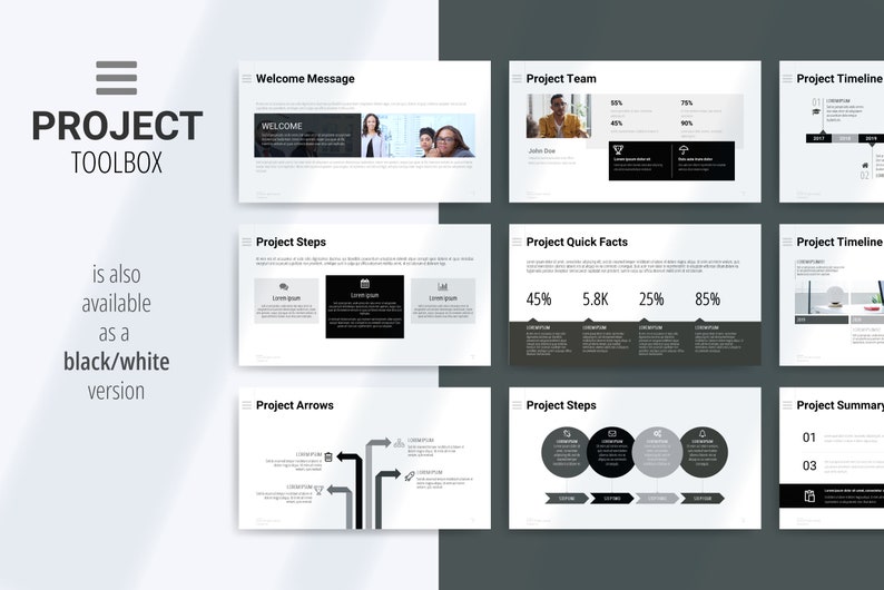 Project Toolbox Canva Template: Planning Slidedeck (digital Download ...