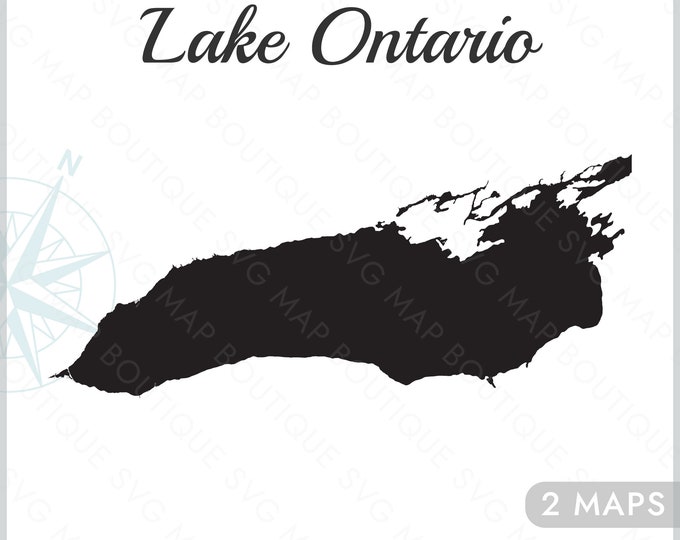 Lake Ontario Outline SVG - Great Lakes SVG - Ontario SVG - Canada Svg ...