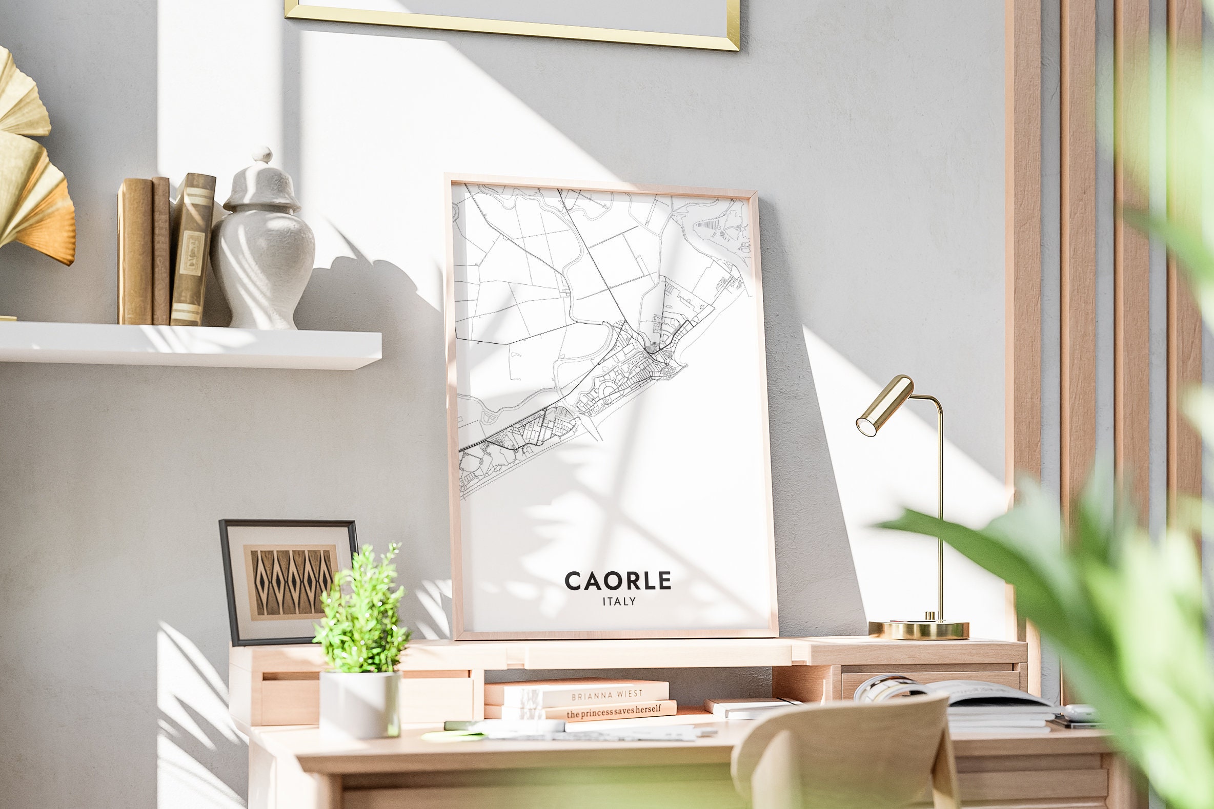 Caorle Italy Map Print: Minimalist City Art (digital Download) - Etsy