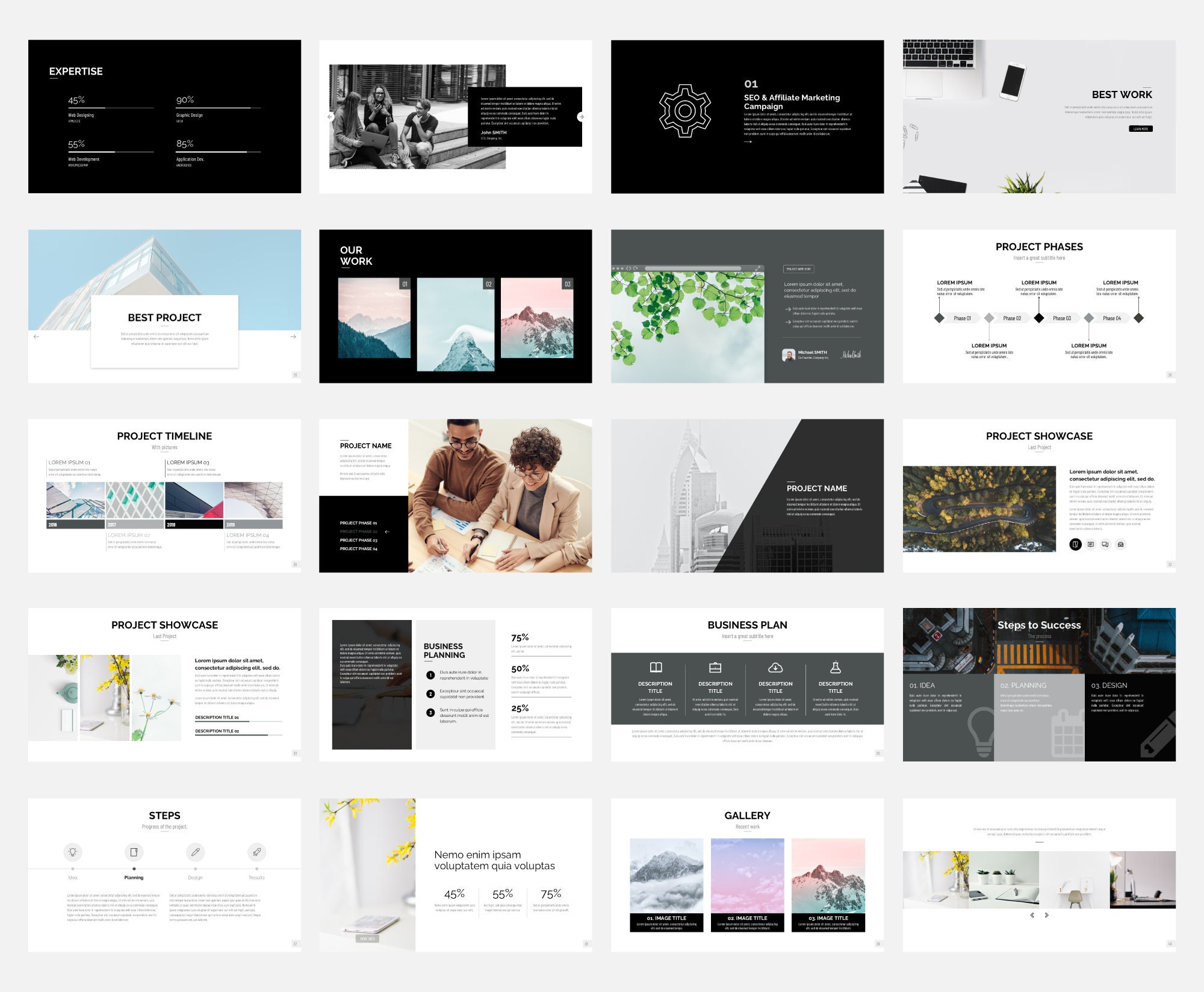 Pitch Deck Powerpoint Template: Startup Presentation Dashboard (PPTX ...