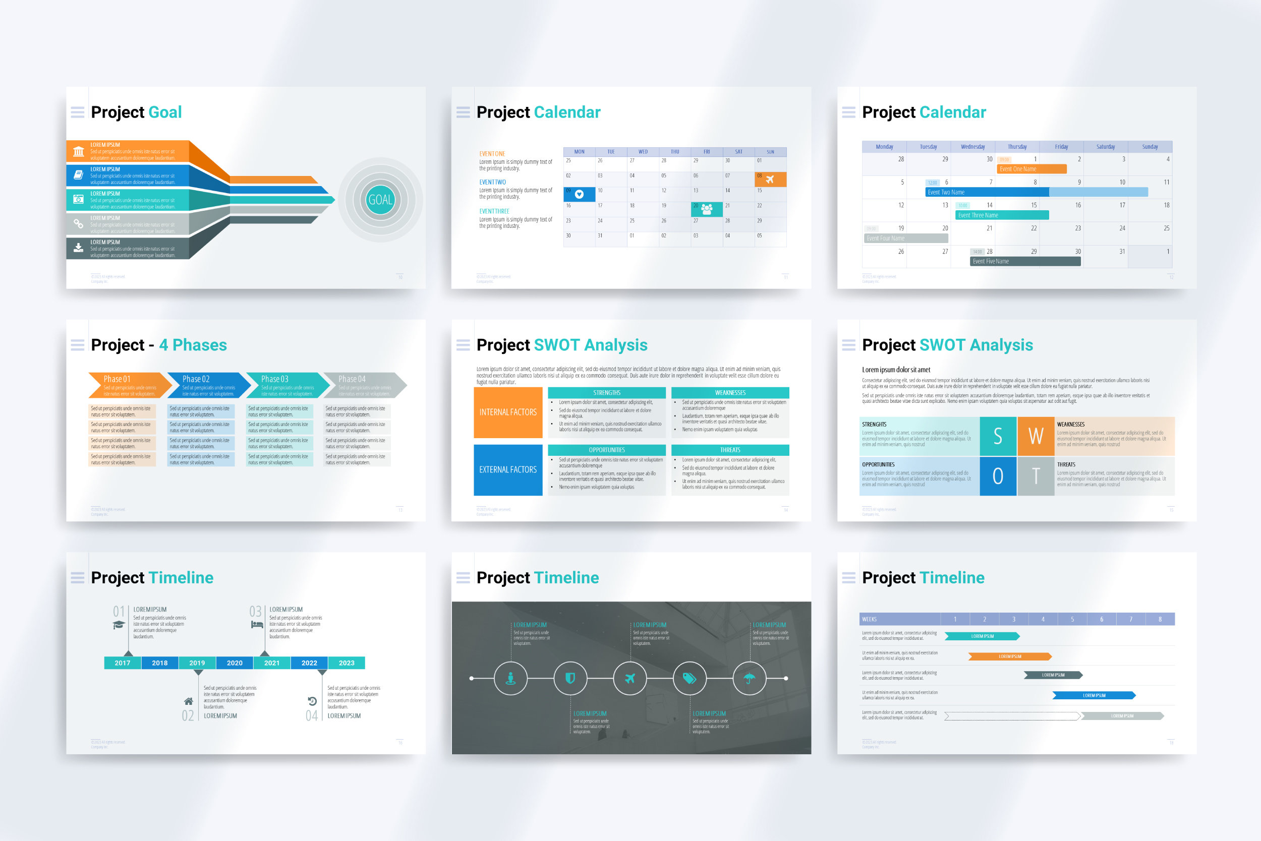 Modèle PowerPoint de projet : Diapositives de présentation de ...
