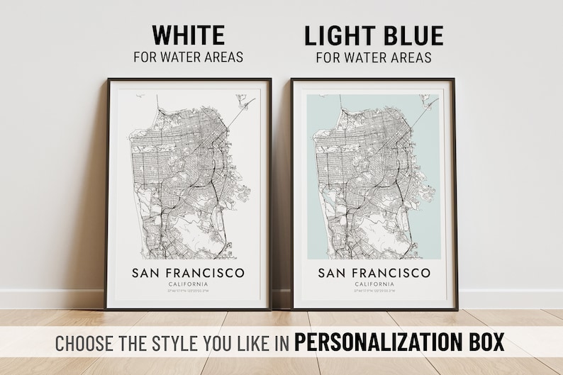 Custom City Map Prints With Street Names, City Map Poster With Street ...