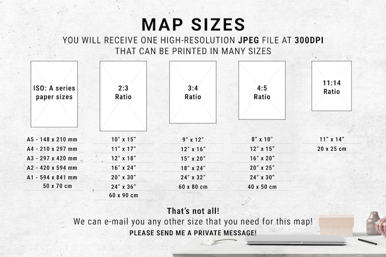 Custom Mountain Contour Map: Topographic Lines Art Print (digital ...