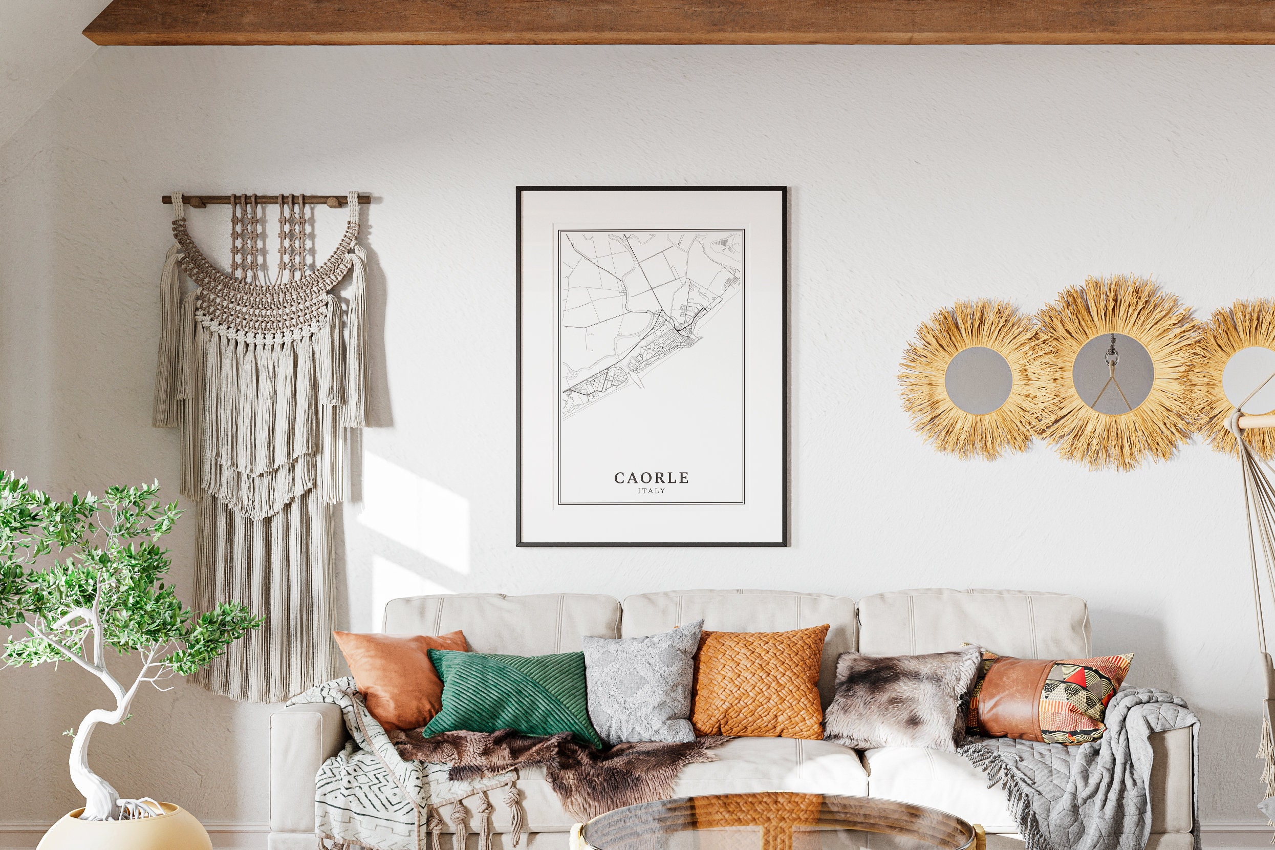 Caorle Italy Map Print: Minimalist City Art (digital Download) - Etsy