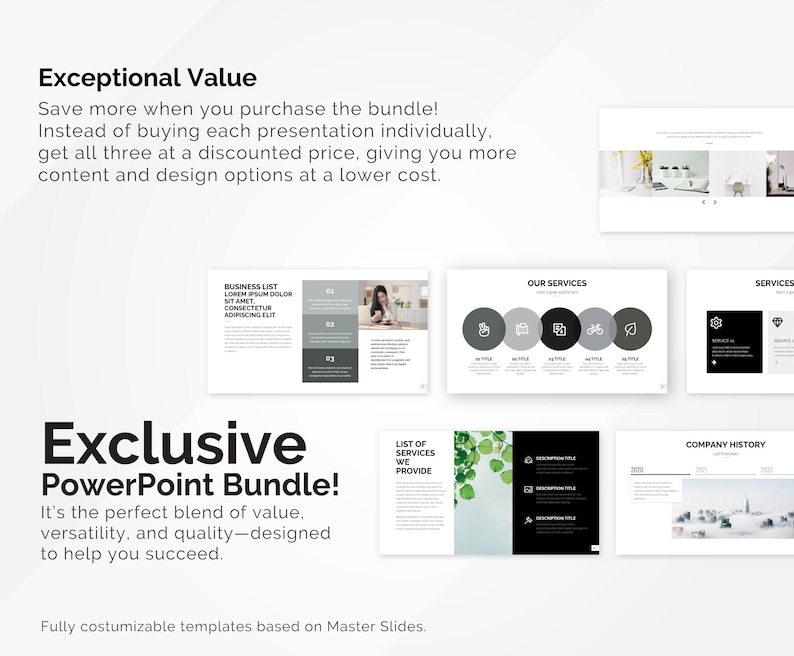 Powerpoint Presentation Template Bundle, 800 PPT Slides Perfect for Pitch Deck, Marketing ...