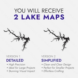 Kerr Lake North Carolina, Virginia SVG Map Shape Silhouette, Vector ...