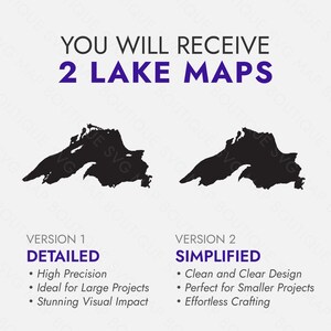Lake Superior SVG Map Shape Silhouette Great Lakes , Vector Lake Map ...