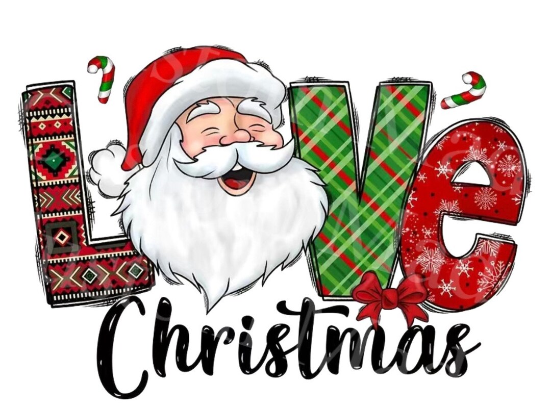 Love Christmas-digital Download-digital File - Etsy