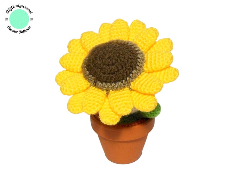 Crochet Sunflower PATTERN Amigurumi Sunflower Doll PDF - Etsy