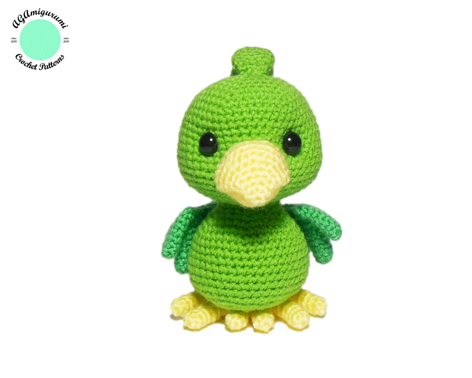 Parrot Crochet PATTERN Amigurumi PDF Pattern Crochet Toy DIY - Etsy