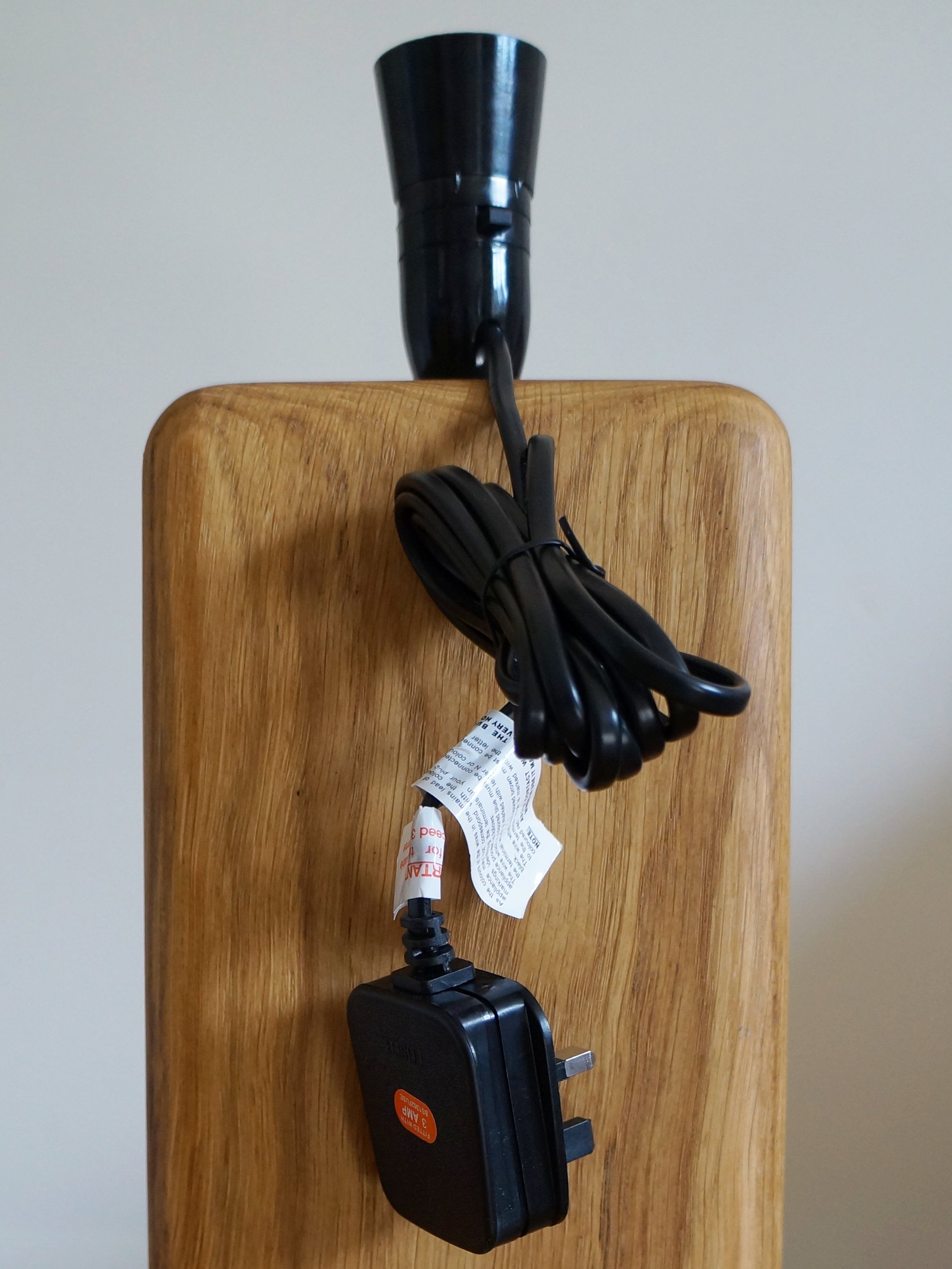 Handmade Oak Table Lamp Base: Bespoke Curved Wood Design - Etsy UK