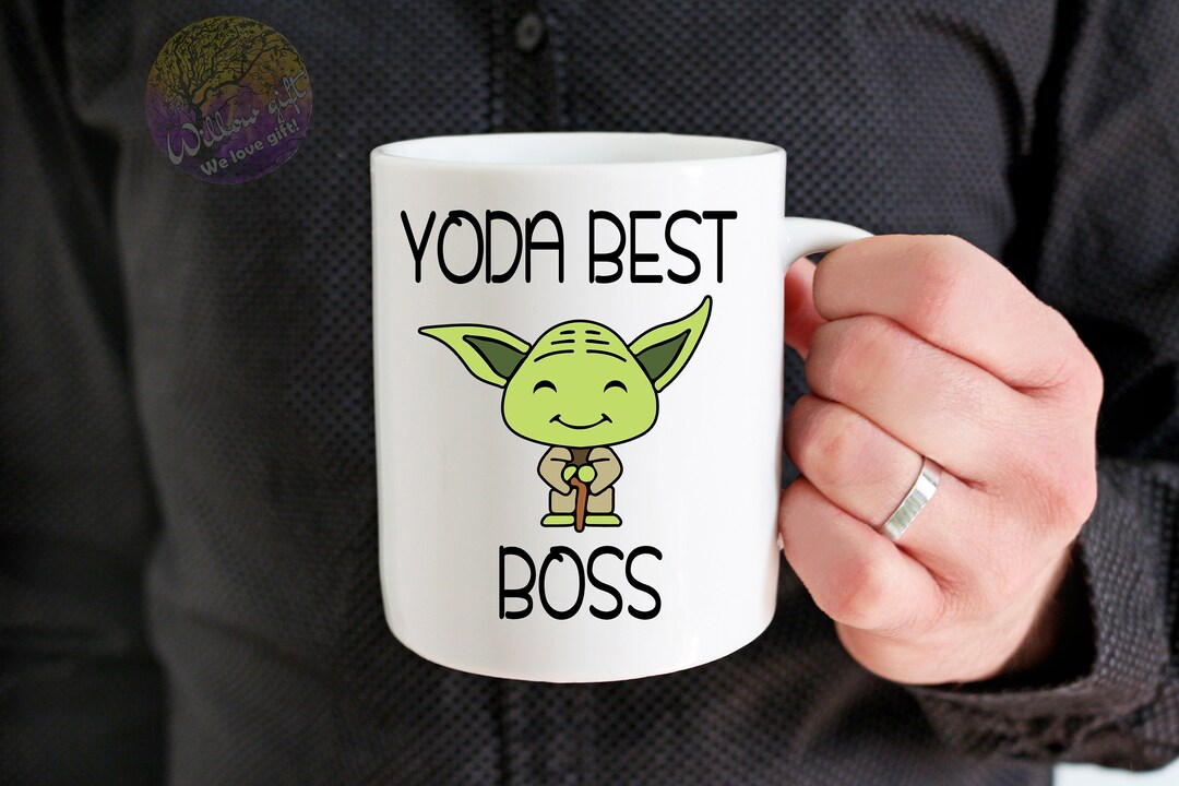 Yoda Best Boss Mug, Yoda Best Boss Gift, Best Boss Coffee Mug, Gift for ...
