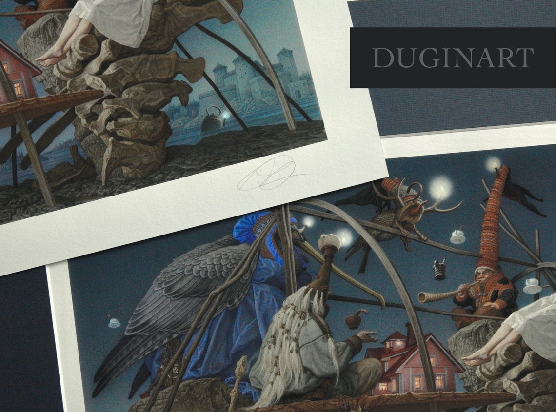 Fine Art Print THE NIGHT by Andrej Dugin - Etsy