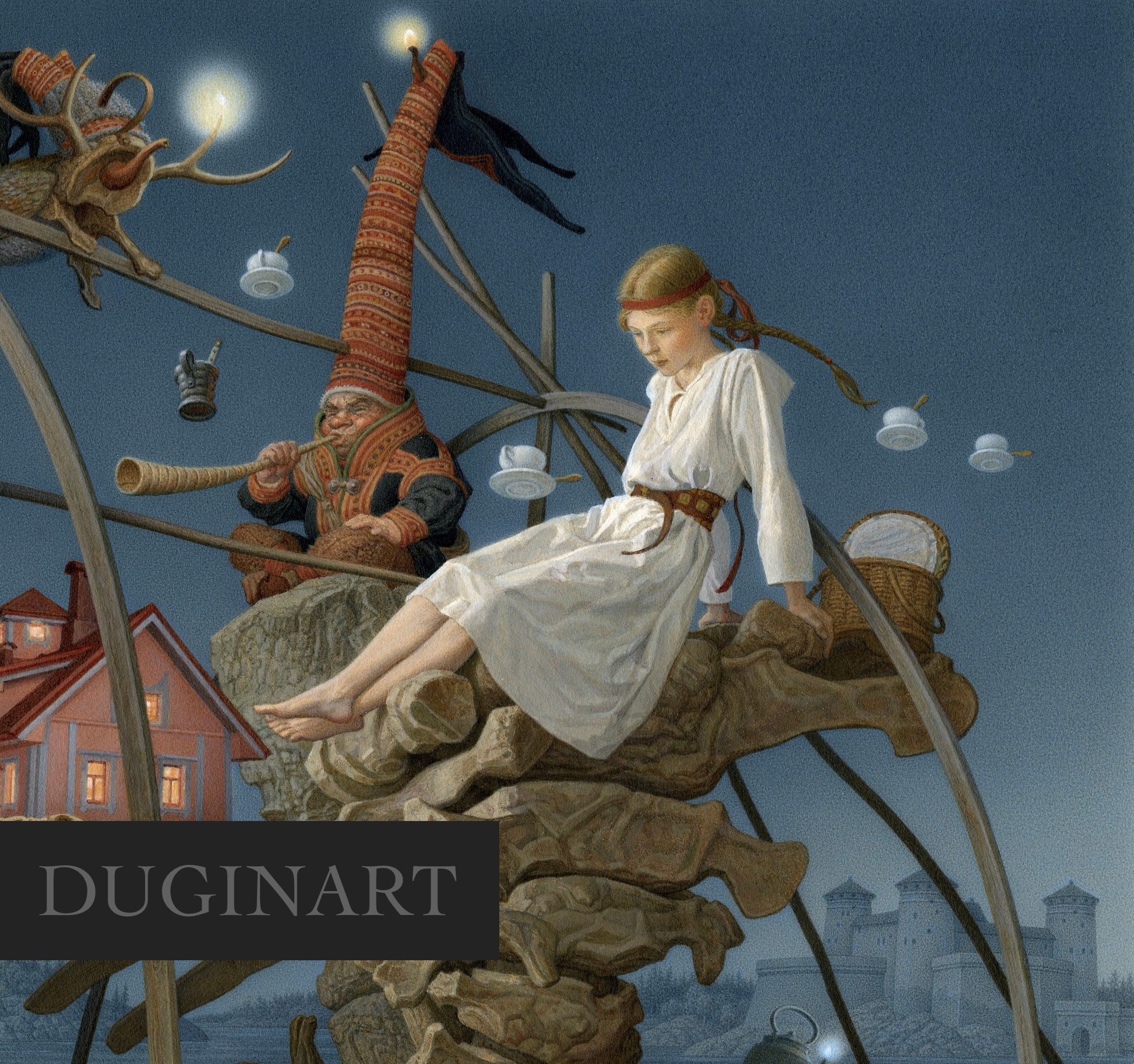 Fine Art Print THE NIGHT by Andrej Dugin - Etsy