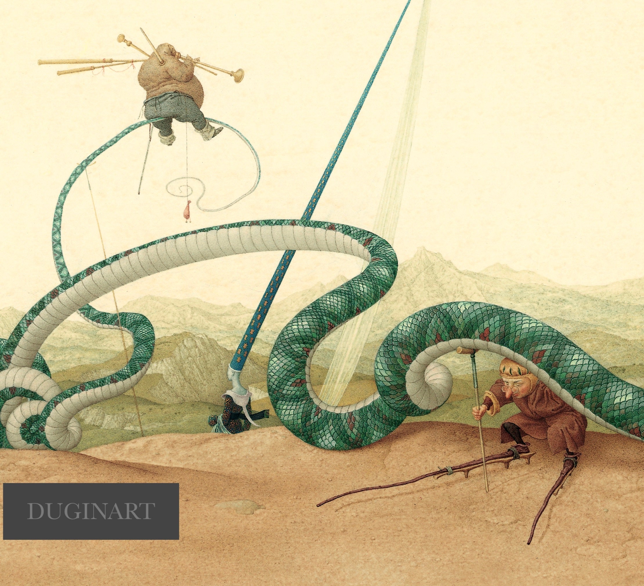Fine Art Print - THE DRAGON - by Olga Dugina and Andrej Dugin - Etsy