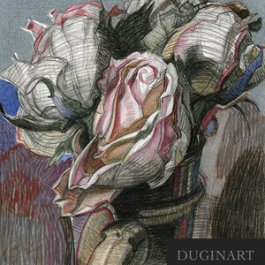 THE ROSES - Original Graphic Work by Andrej Dugin - Etsy