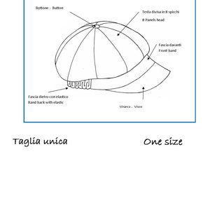 Newsboy Cap Pattern #065, PDF Instant Download, One Size. - Etsy