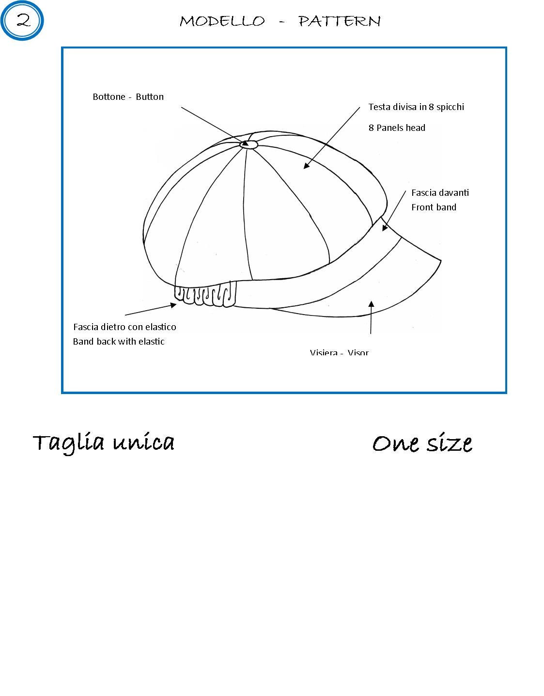 Newsboy Cap Pattern #065, PDF Instant Download, One Size. - Etsy