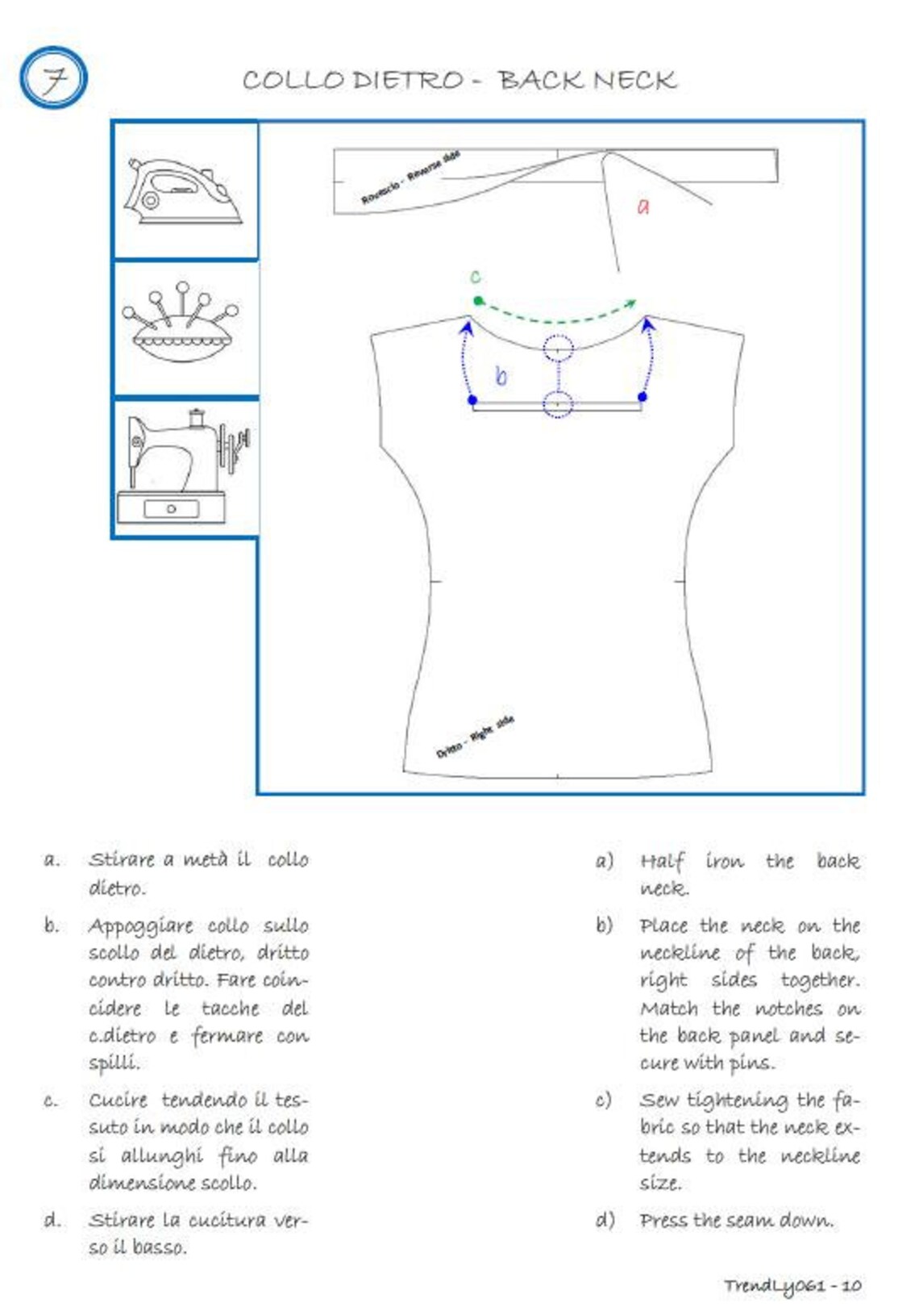 Cowl Neck Top Pattern 061 PDF Instant Download Sizes From - Etsy