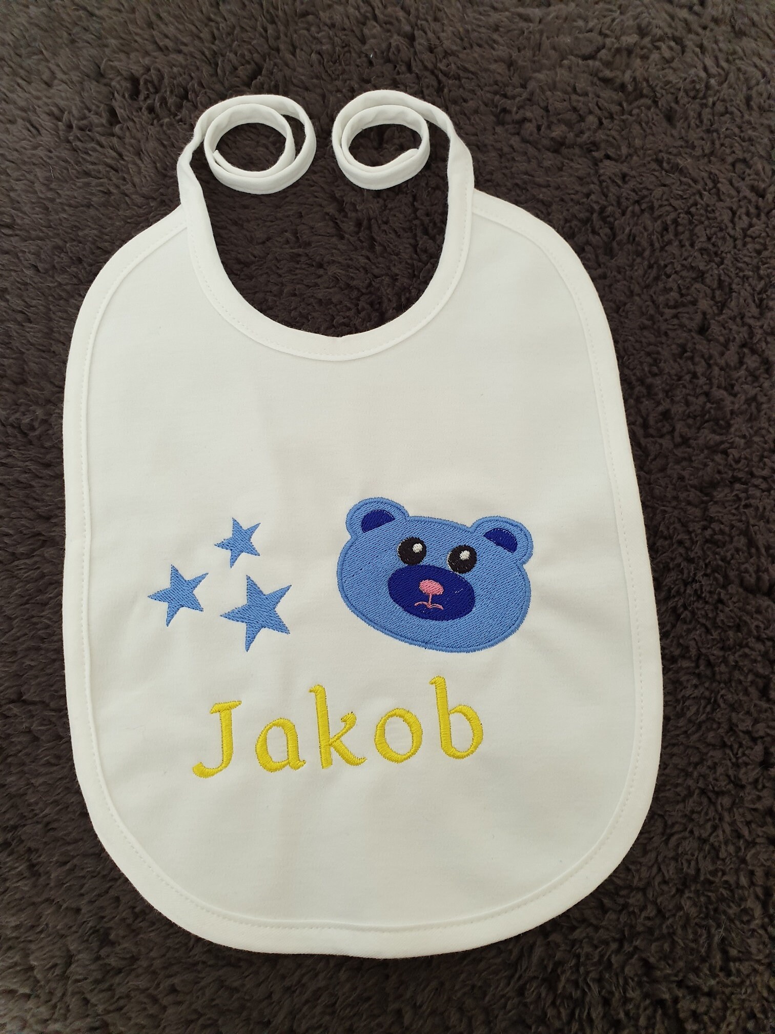 Bibs Embroidered With Names - Etsy