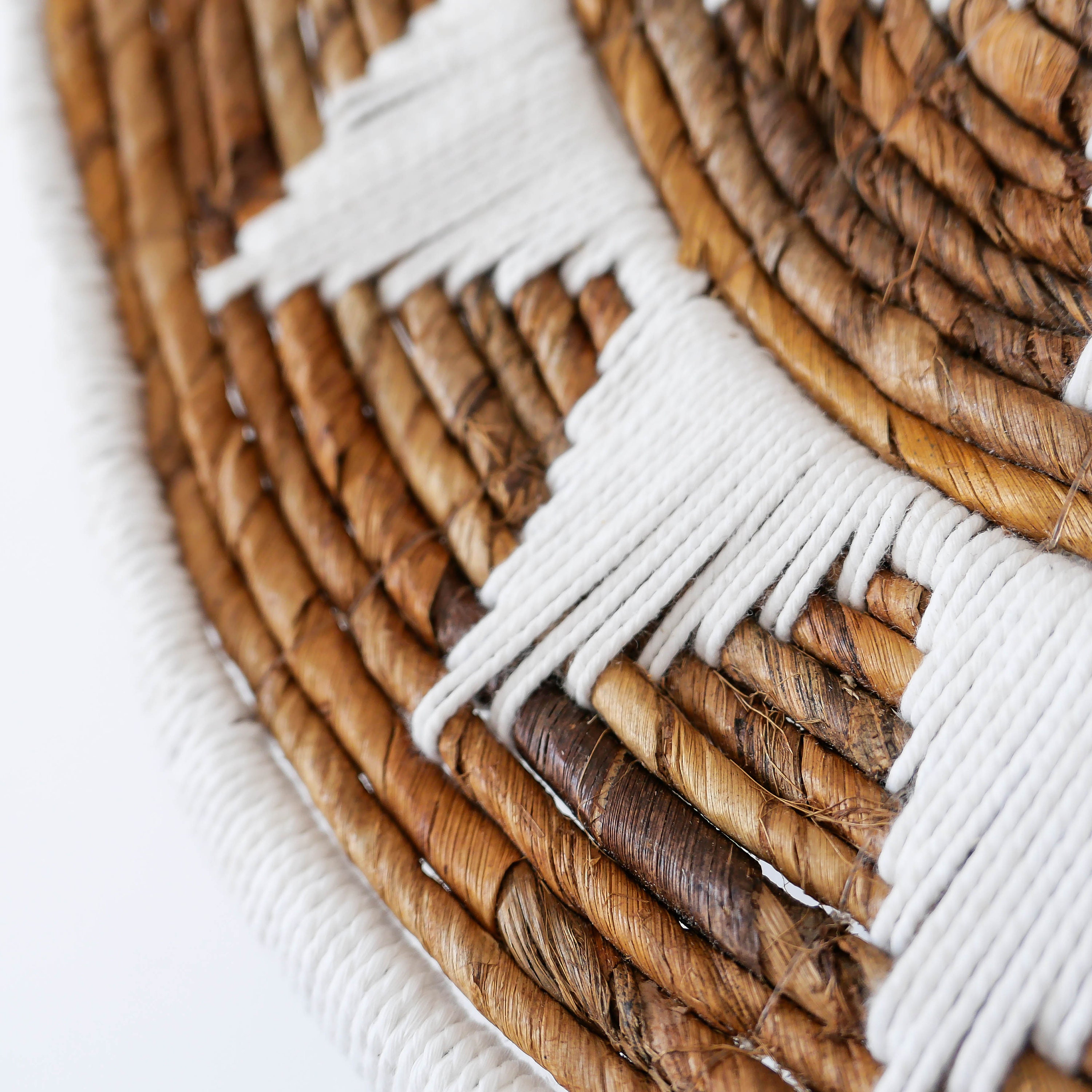 Wall Decor Plates Set of 3 Boho Wall Decor Macrame Rustic - Etsy