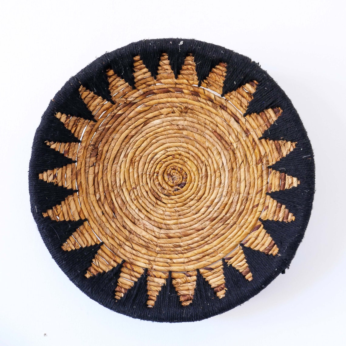 Wall Decor Plates Set of 3 Boho Wall Decor Macrame Rustic - Etsy