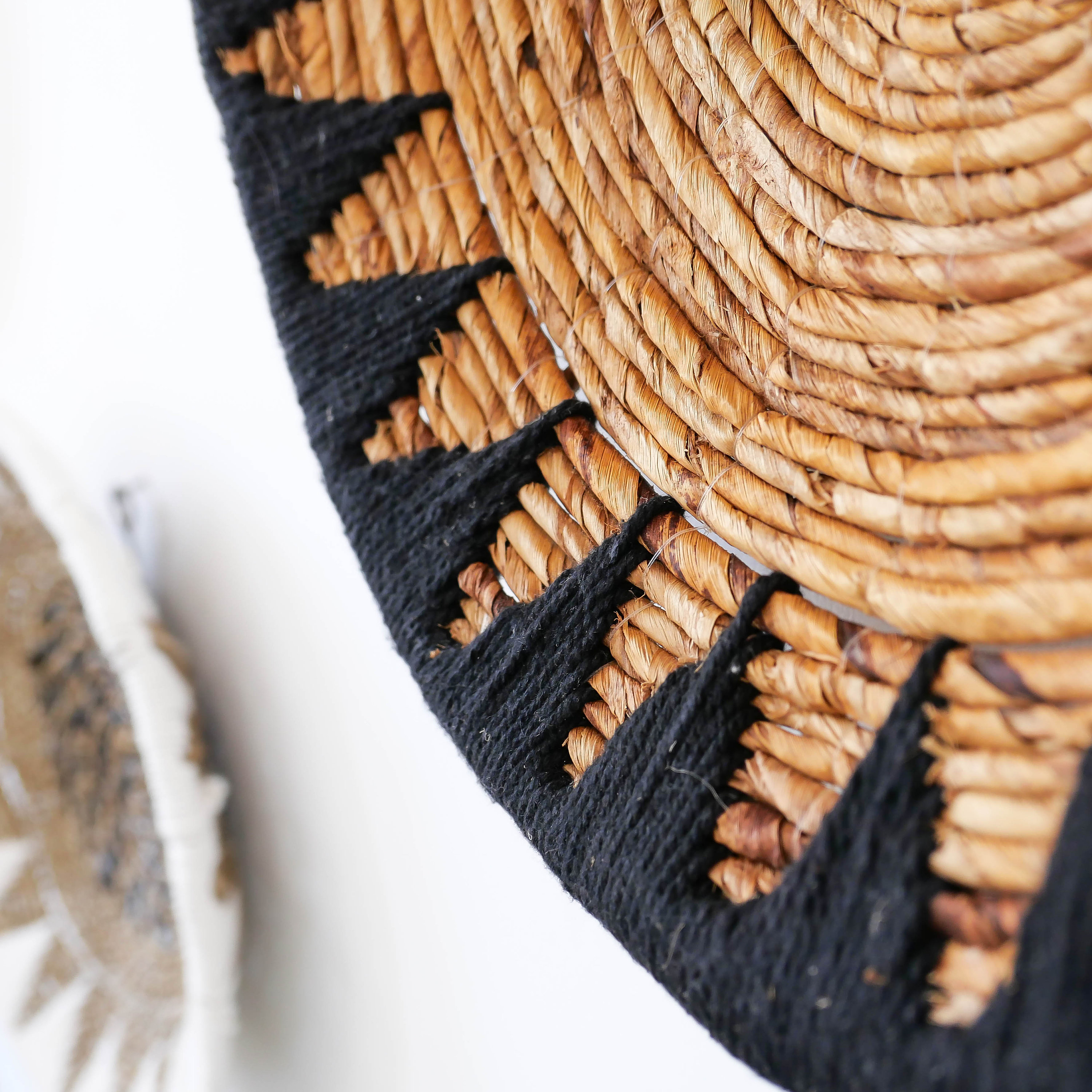 Wall Decor Plates Set of 3 Boho Wall Decor Macrame Rustic - Etsy