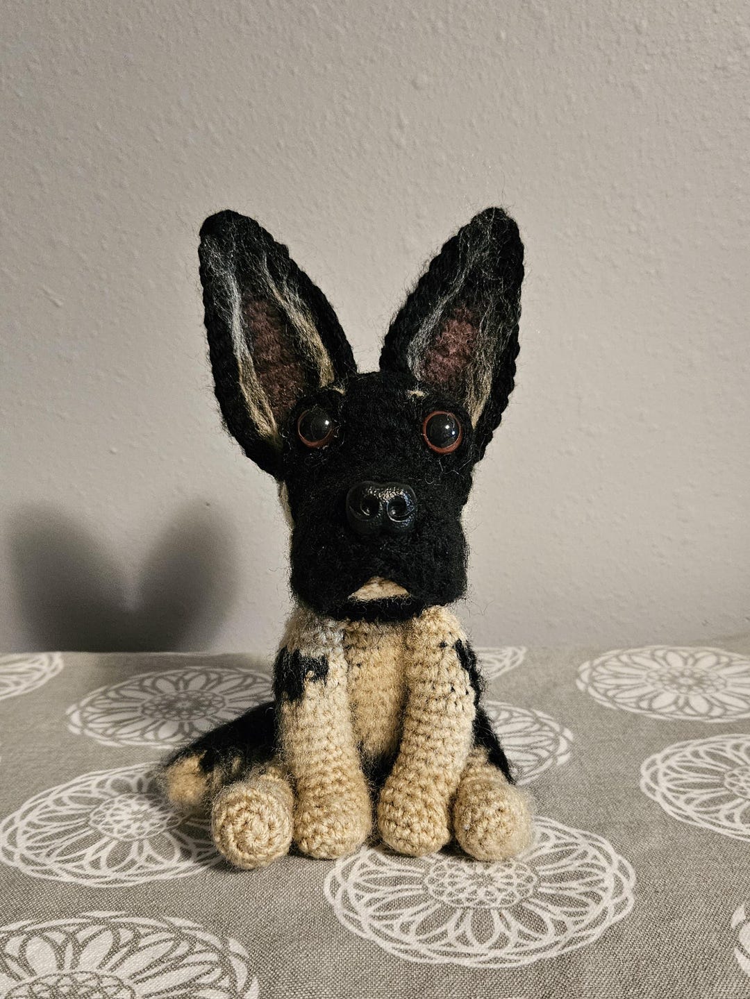 Crocheted German Shepherd - Etsy