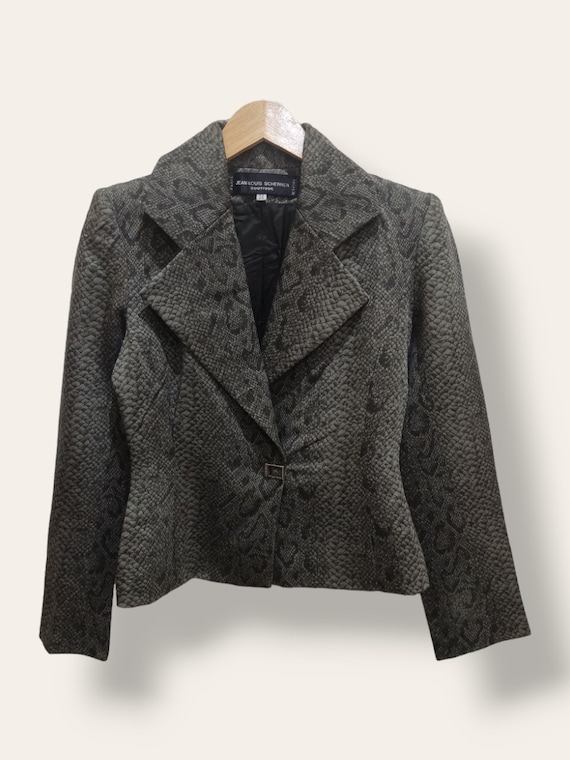 Rare Vintage Jean Louis Scherrer Snakeskin Design Woo… - Gem