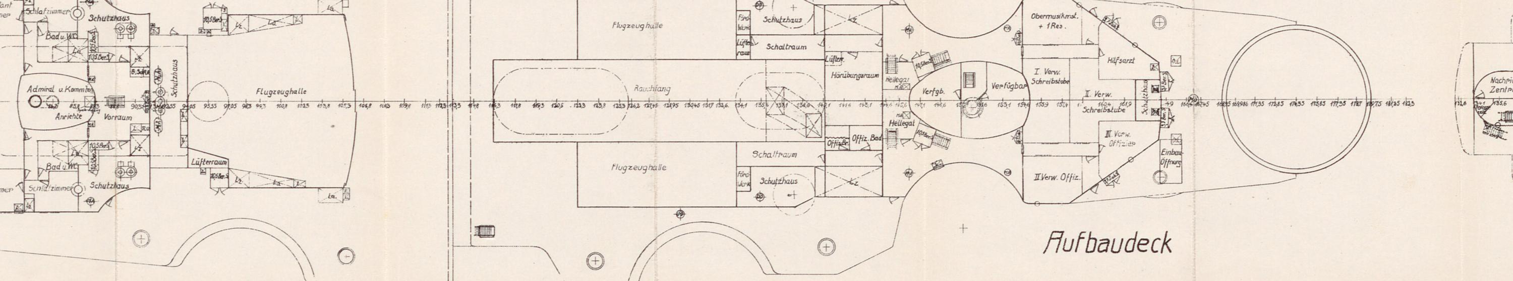 Bismarck German Battleship Blueprint Plans Rare Period Drawings WW2 ...