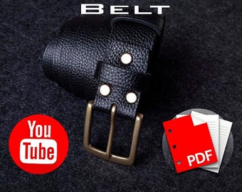 Leather Belt Template Pdf - Etsy