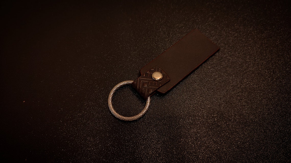 Leather Keychains Digital PDF Pattern Leather Keychain 4 2 | Etsy