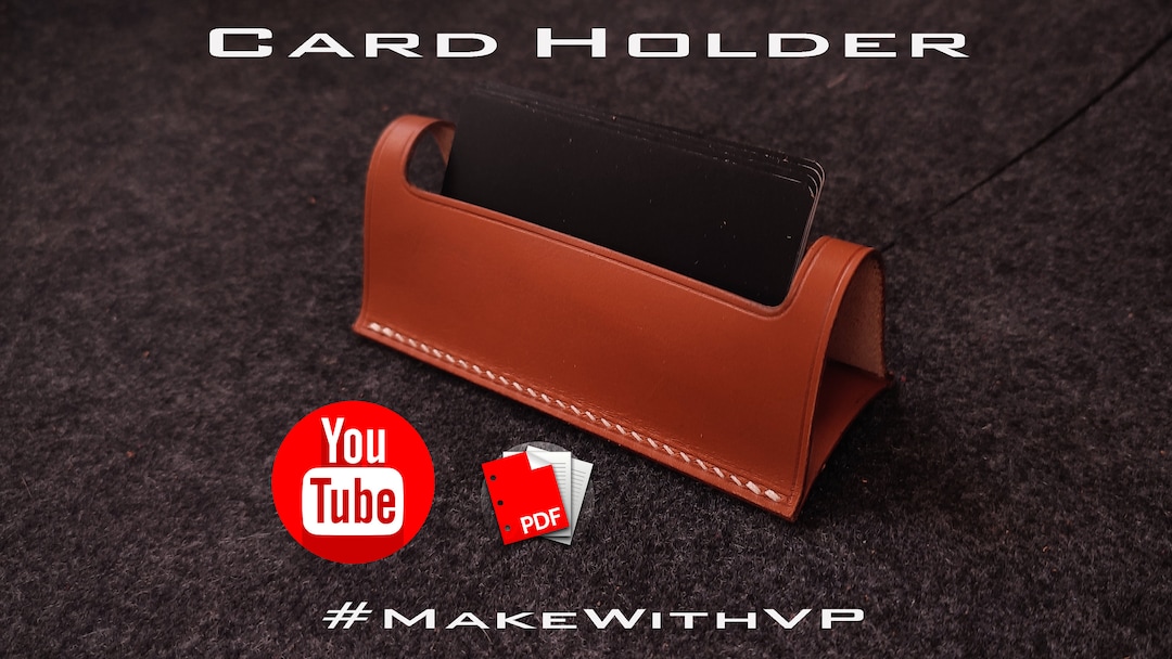 Minimalist Leather Card Holder Idea for Corporate Orders Digital PDF ...