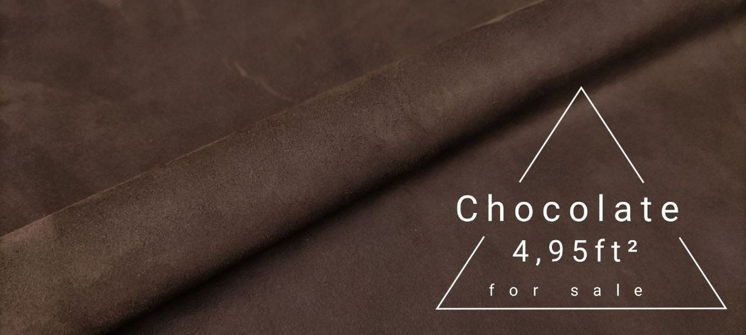 Brown Suede Goat Leather Hide for Crafts and DIY Projects - Etsy